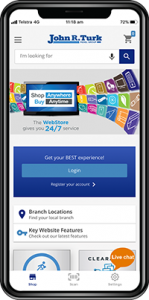 Download The John R Turk App | Wholesale Electrical Supplies l John R Turk